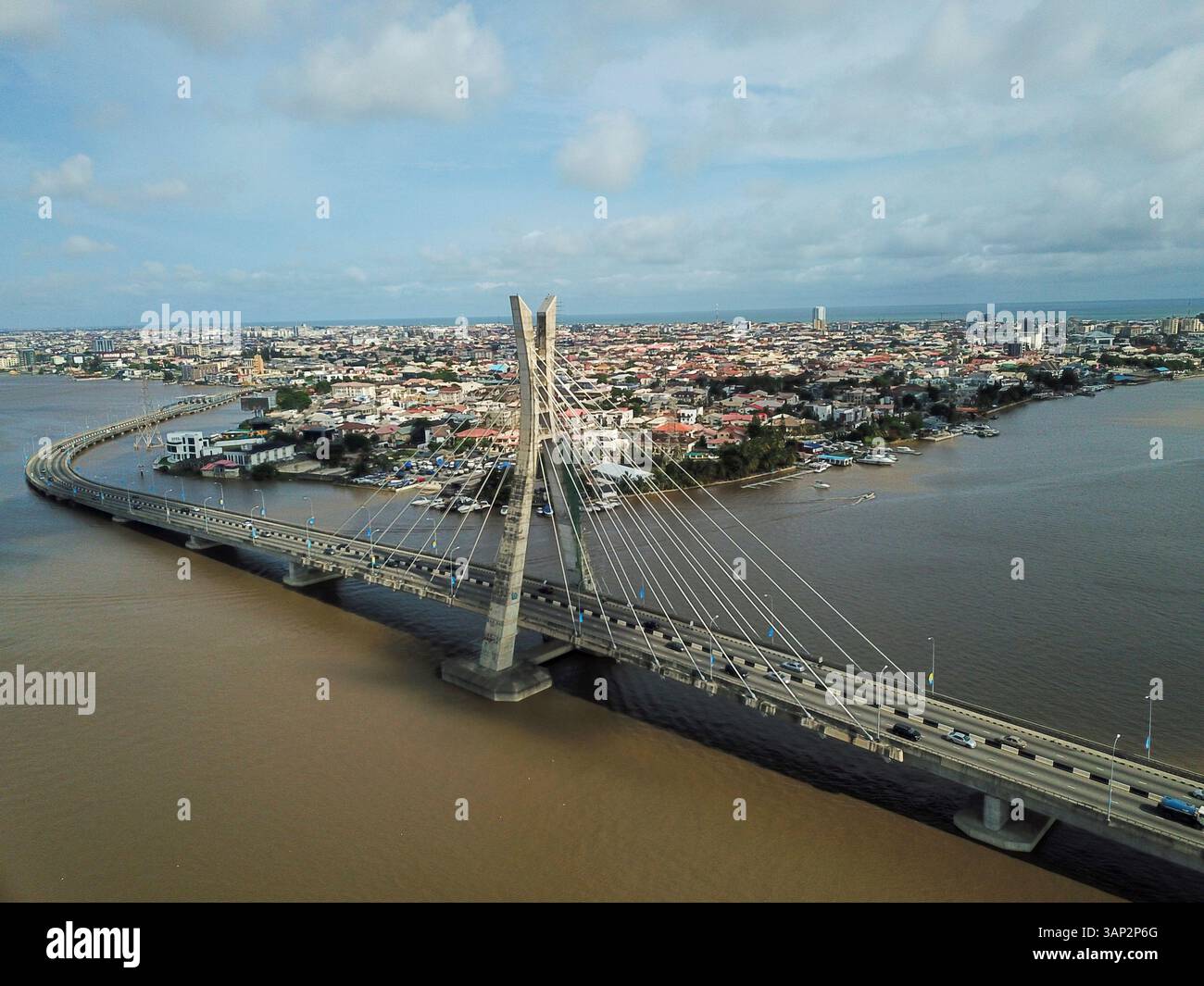 Aerial view of vibrant cityscape with modern high-rise buildings and bustling streets near the ...