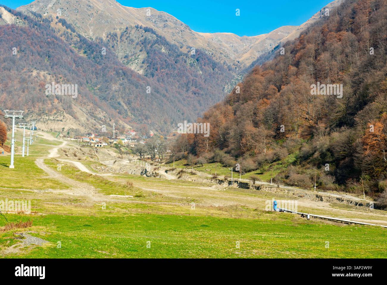 Gabala is one of the most beautiful regions of Azerbaijan Stock Photo ...