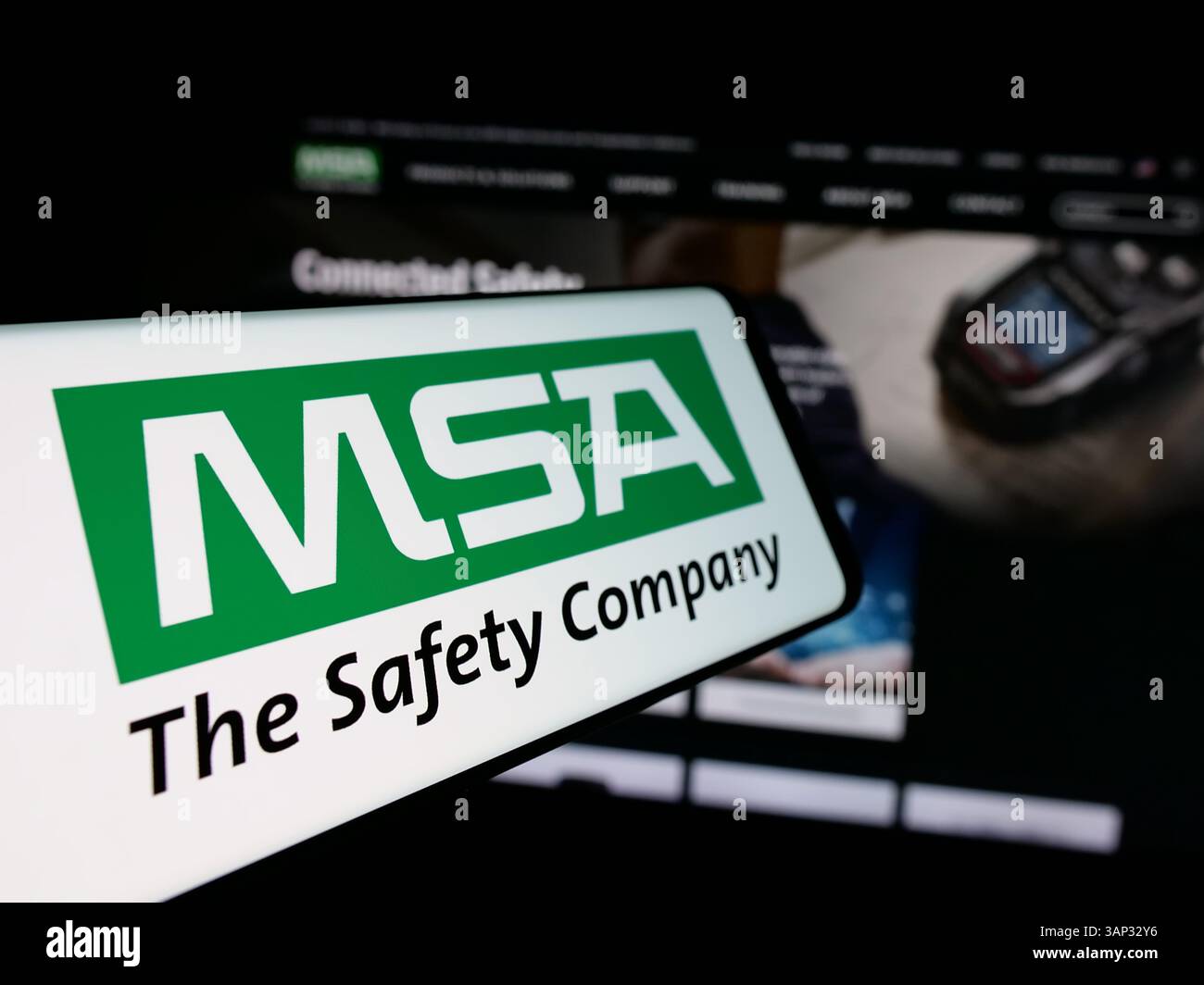 Stuttgart, Germany - 12-06-2024: Smartphone with logo of American ...