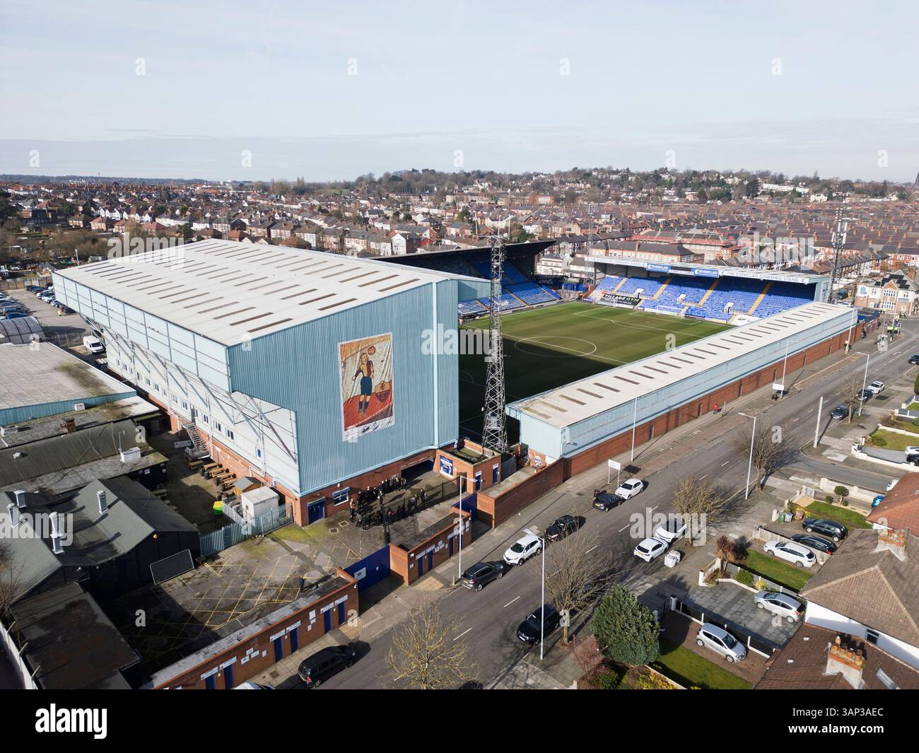 Prenton Park football ground, Kop Stand, Tranmere Rovers football club ...