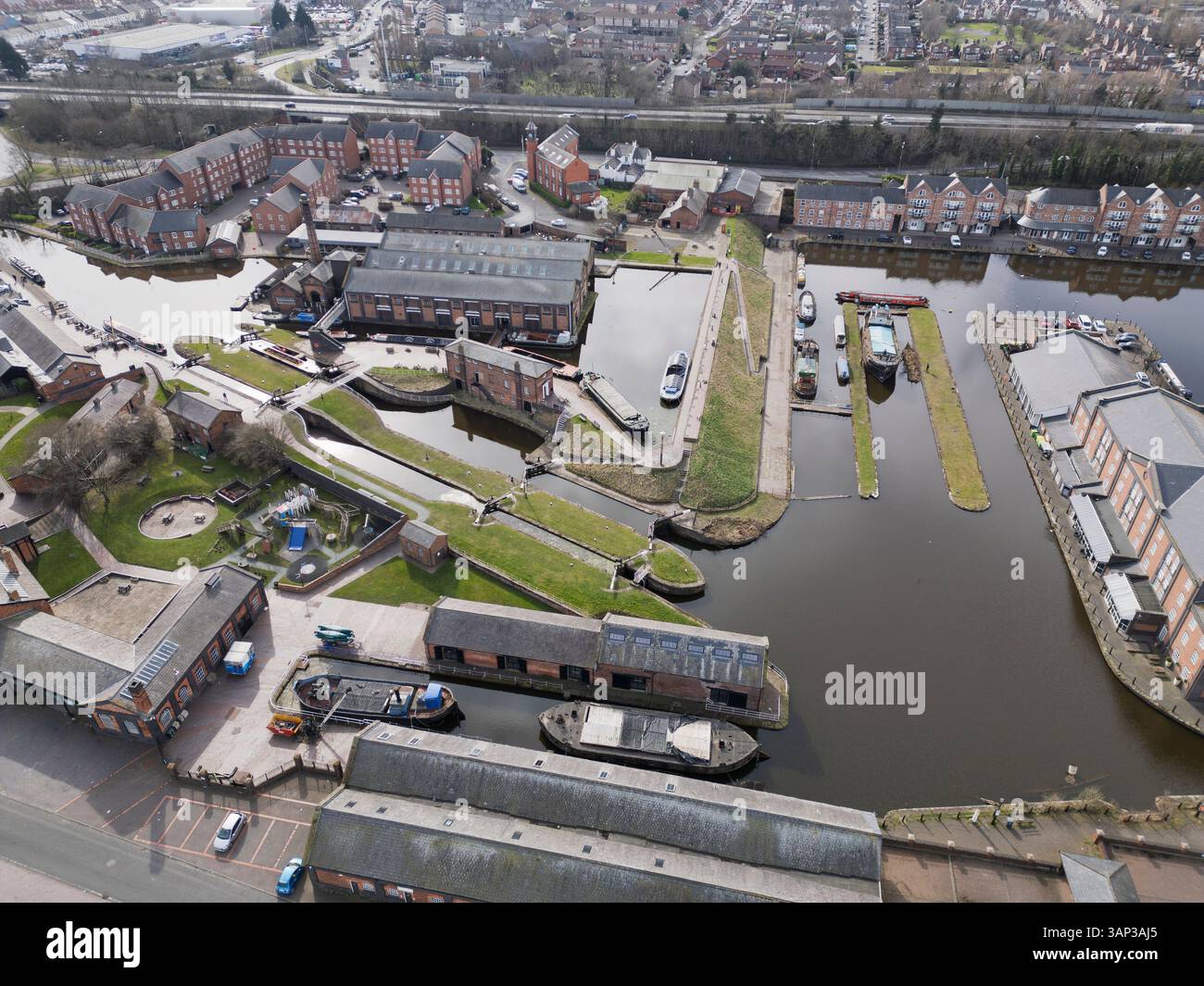 National Waterways Museum in Ellesmere Port, Cheshire, England Stock ...
