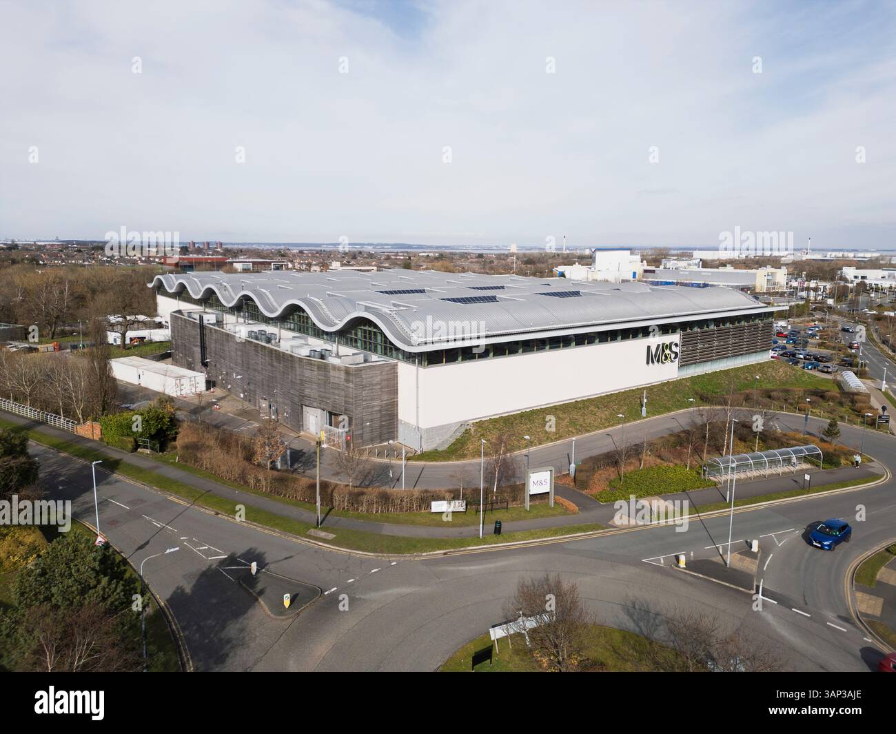 Marks and Spencer building, Cheshire oaks, Chester Stock Photo - Alamy