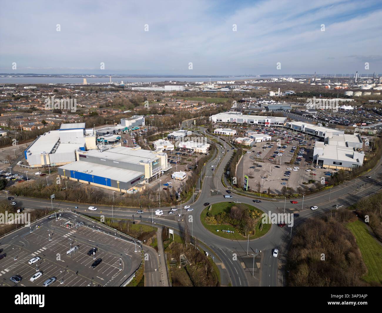 Shopping Mall, Cheshire Oaks, retail outlet, Chester, England Stock ...