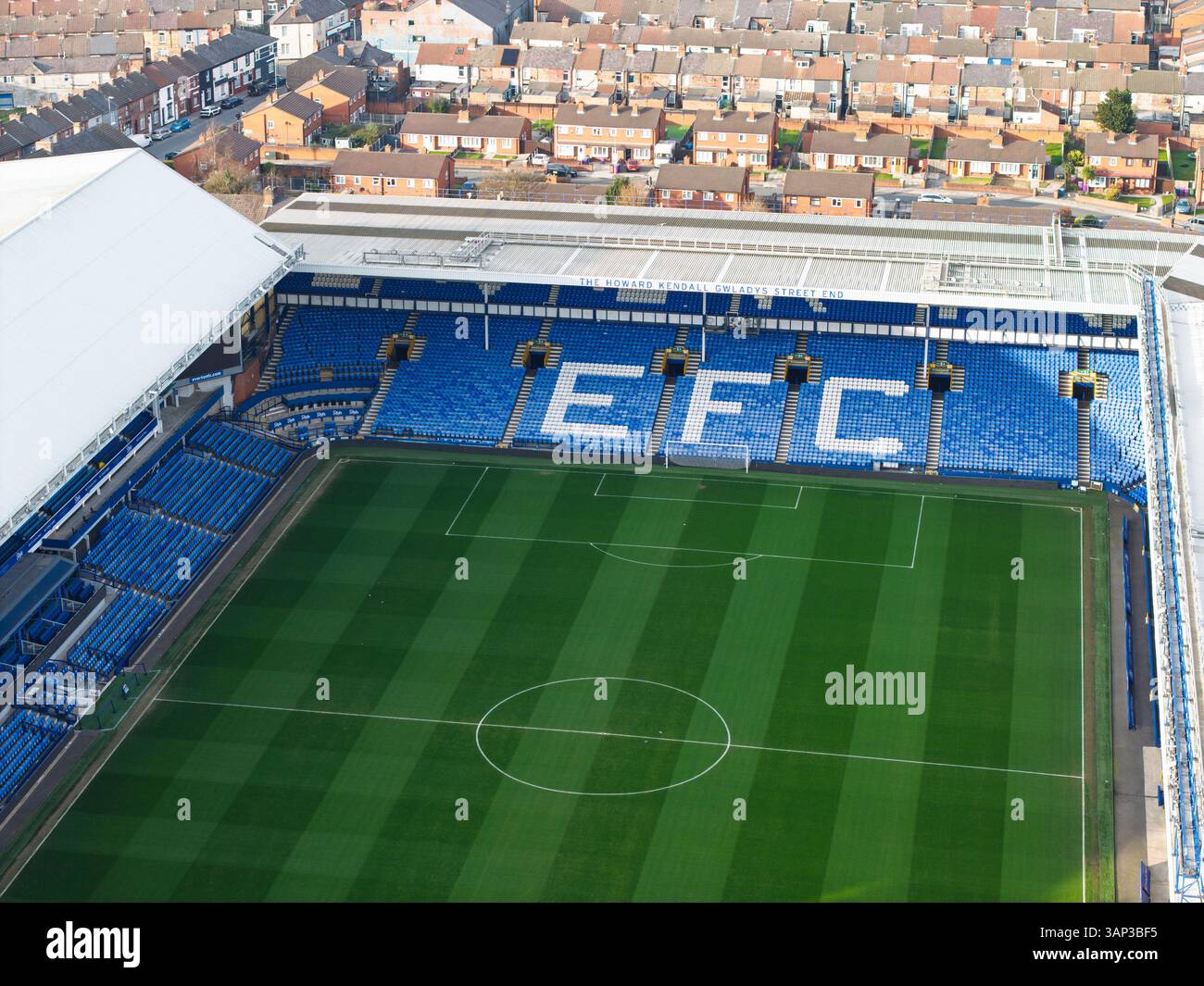Everton Football Club ground, Goodison Park, Liverpool, Merseyside ...