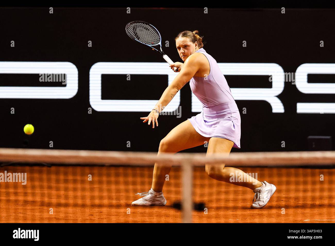 Stuttgart, Deutschland. 15th Apr, 2025. im Bild Jule Niemeier GER [WC] Jule Niemeier GER vs [WC ...
