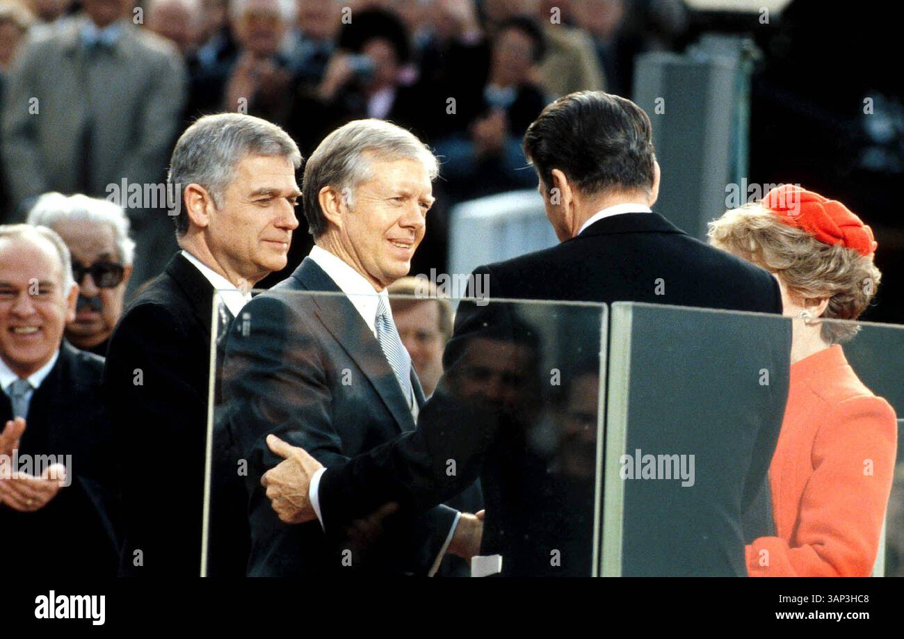 Reagan inauguration carter hi-res stock photography and images - Alamy