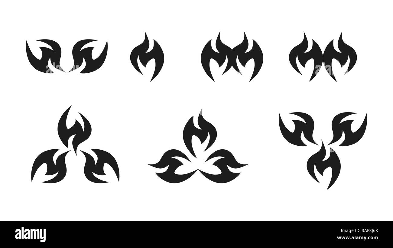 Simple fire shape hi-res stock photography and images - Alamy