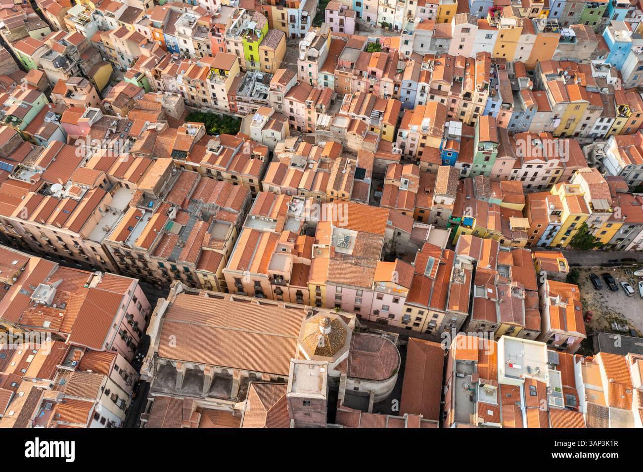 Aerial view of Bosa, Oristano, Sardinia, Italy Stock Photo - Alamy