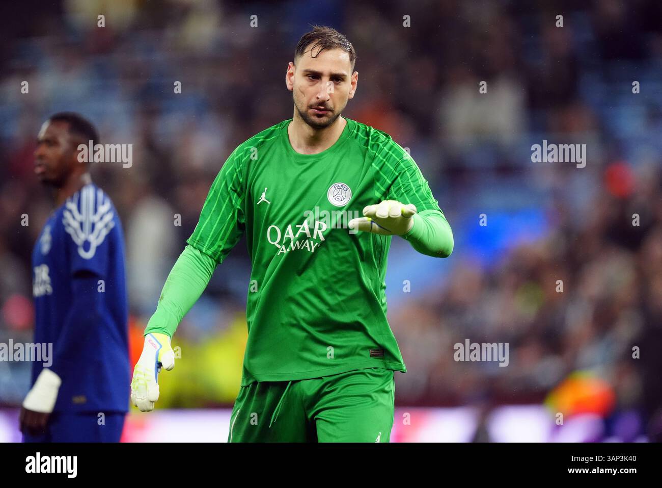 Paris Saint-Germain goalkeeper Gianluigi Donnarumma during the UEFA ...