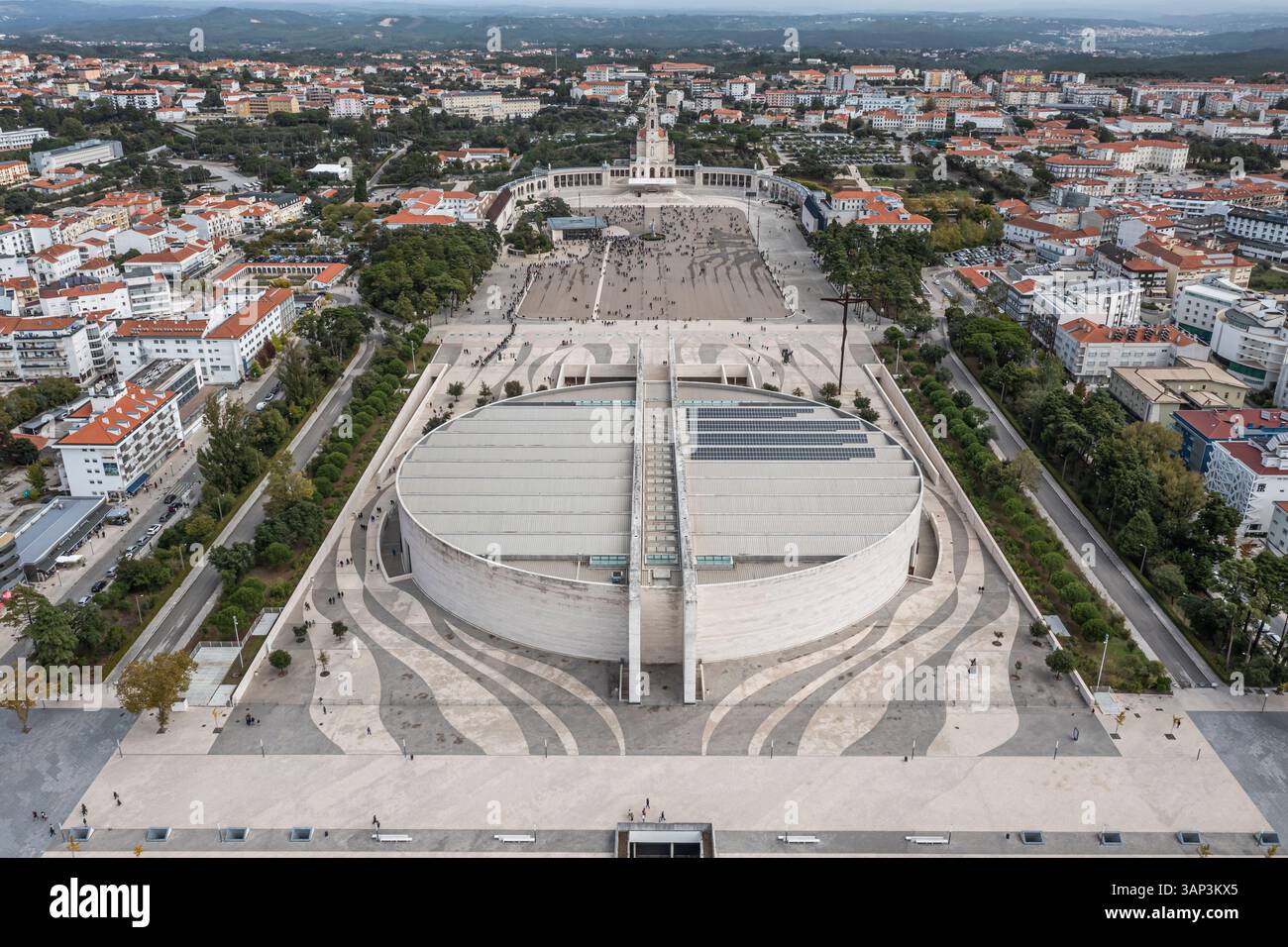 Aerial view of Fatima pilgrimage site in Portugal Stock Photo - Alamy