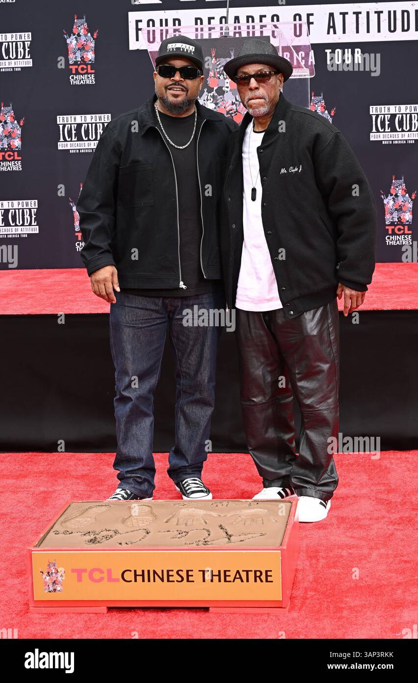 Hollywood, USA. 15th Apr, 2025. Ice Cube and C.J Jackson at Ice Cube's ...