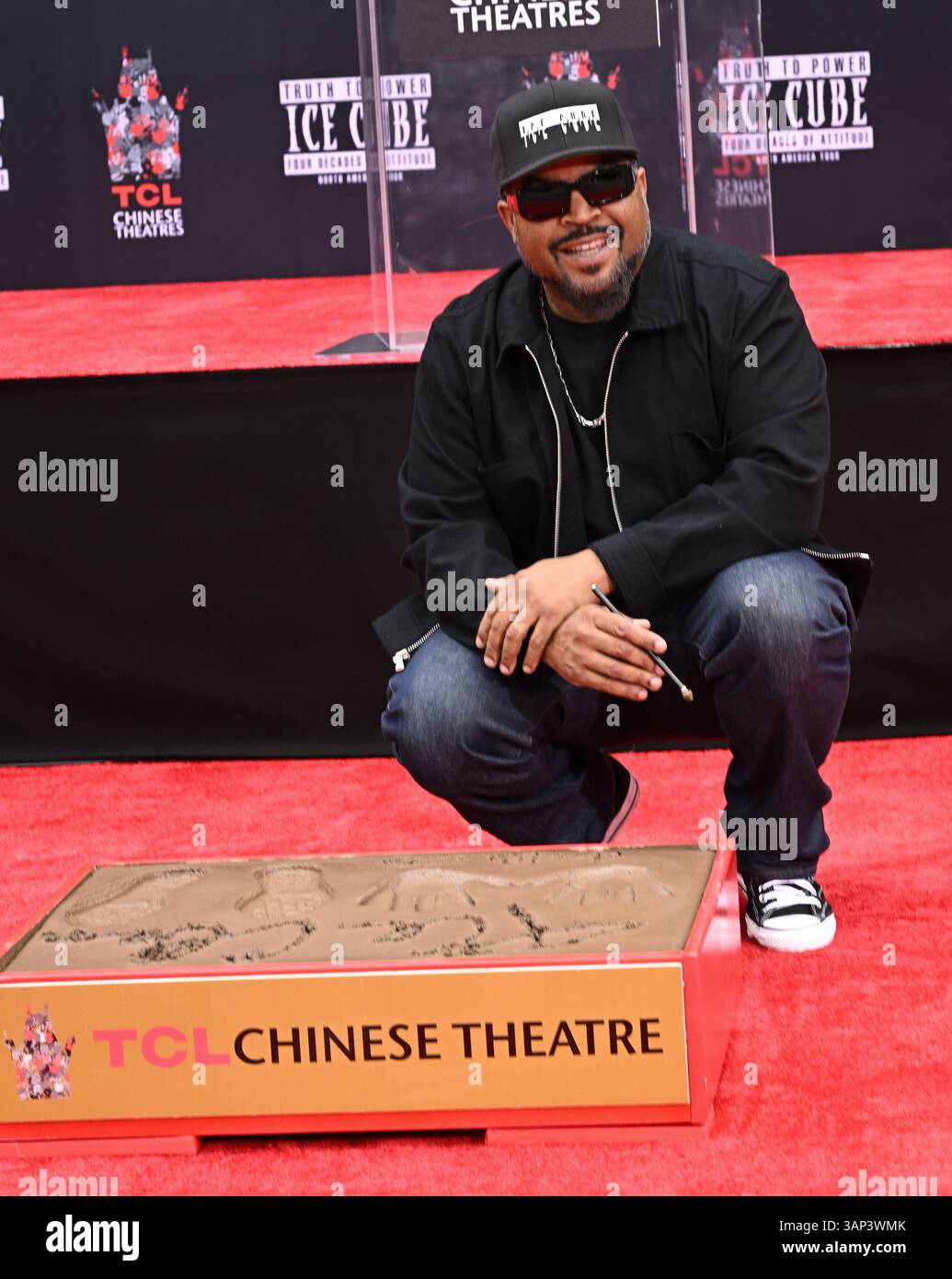 Hollywood, USA. 15th Apr, 2025. Ice Cube at his handprints and ...
