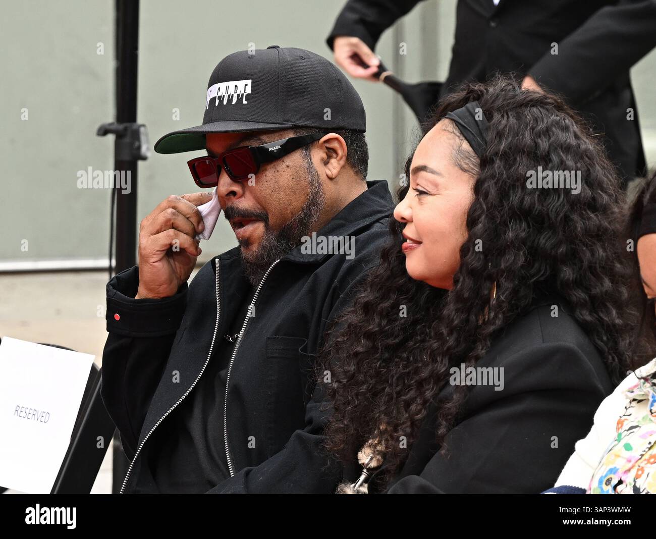 Hollywood, USA. 15th Apr, 2025. Ice Cube and Kimberly Woodruff at Ice ...