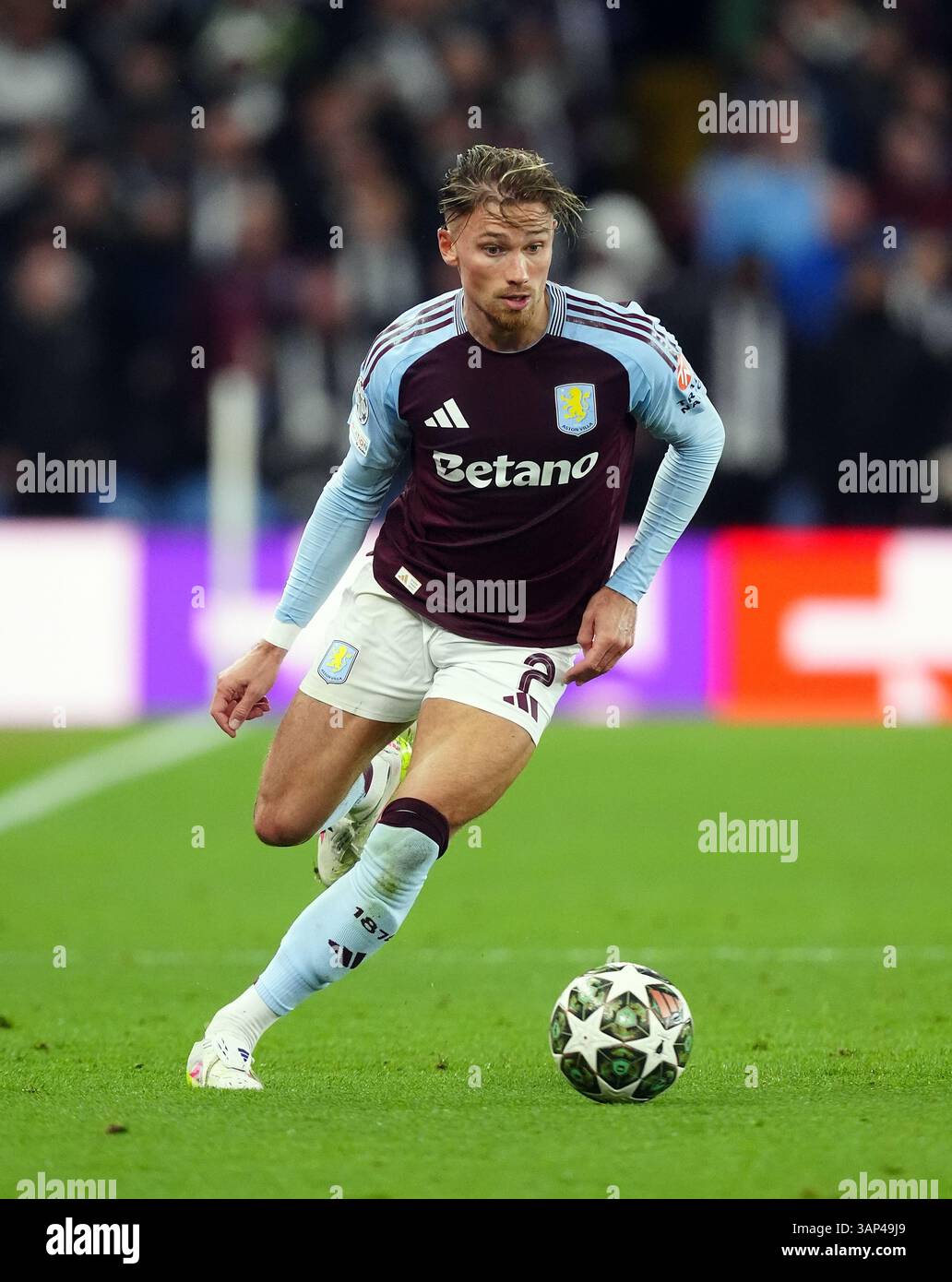 Aston Villa's Matty Cash during the UEFA Champions League quarter final ...