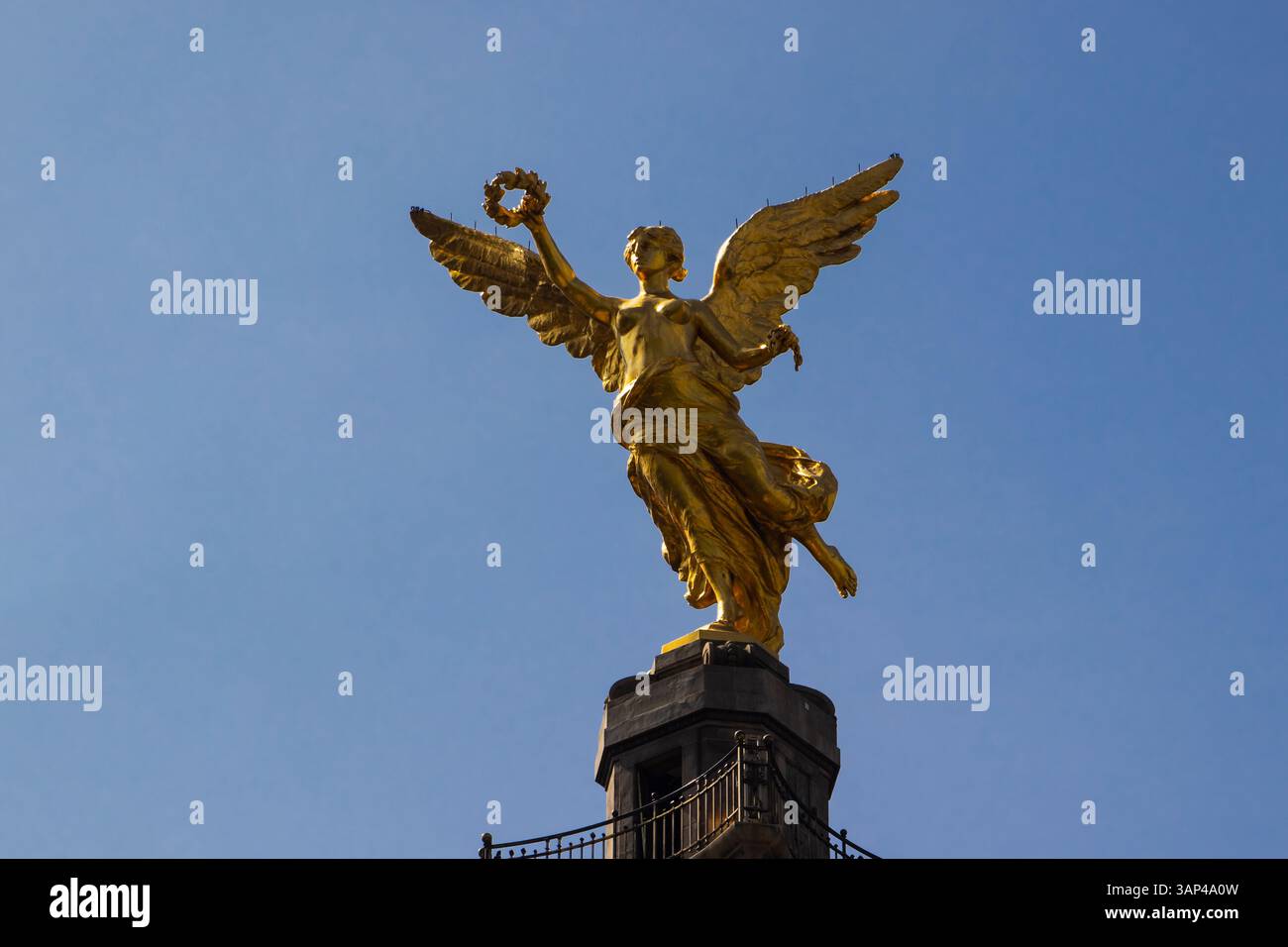 Mexico City, Mexico - November 15, 2024: Monument to Independence also ...