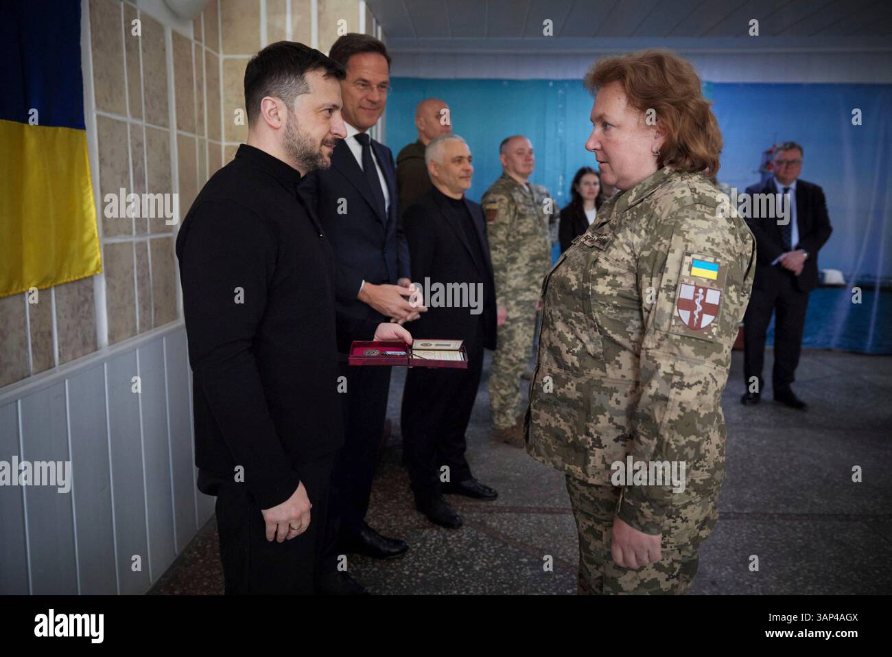 Odesa, Ukraine. 15th Apr, 2025. Ukrainian President Volodymyr Zelenskyy ...