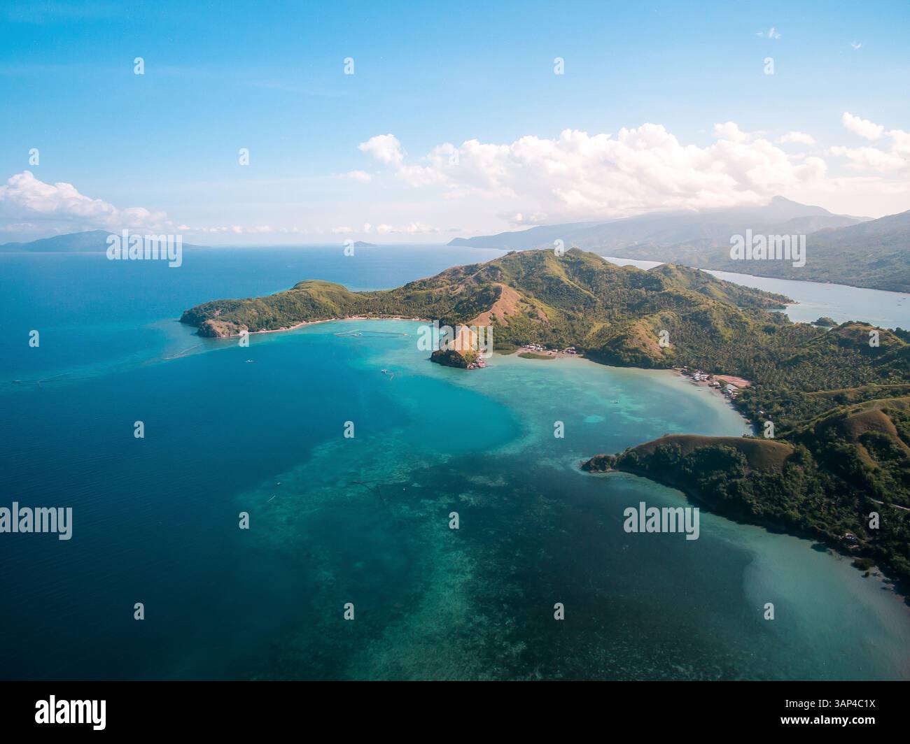 Aerial view of one of Mati City's famous tourist attraction, The ...