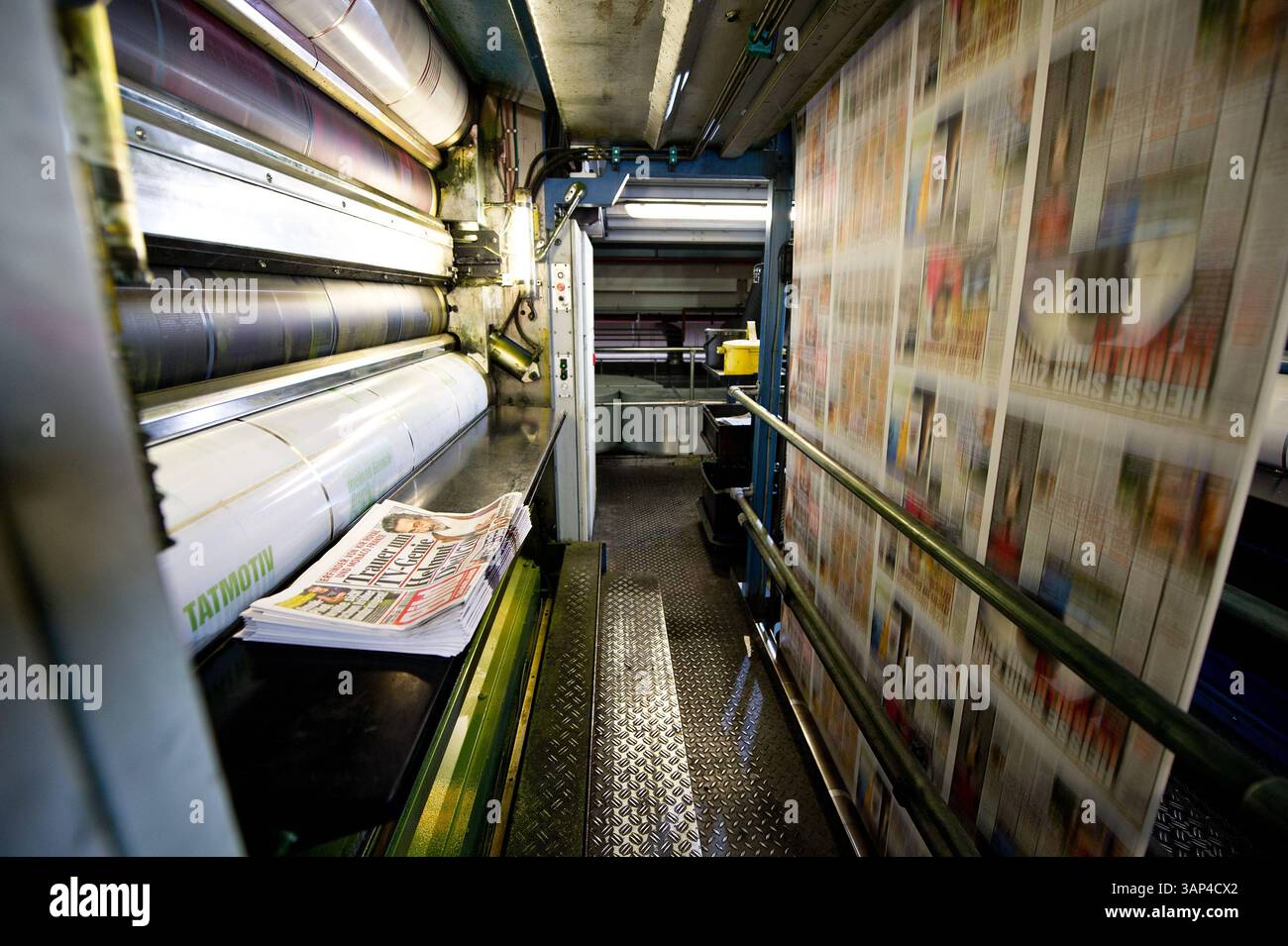 Hier wird die BILD-Zeitung gedruckt - für Sonderausgabe 10 Jahre BILD ...