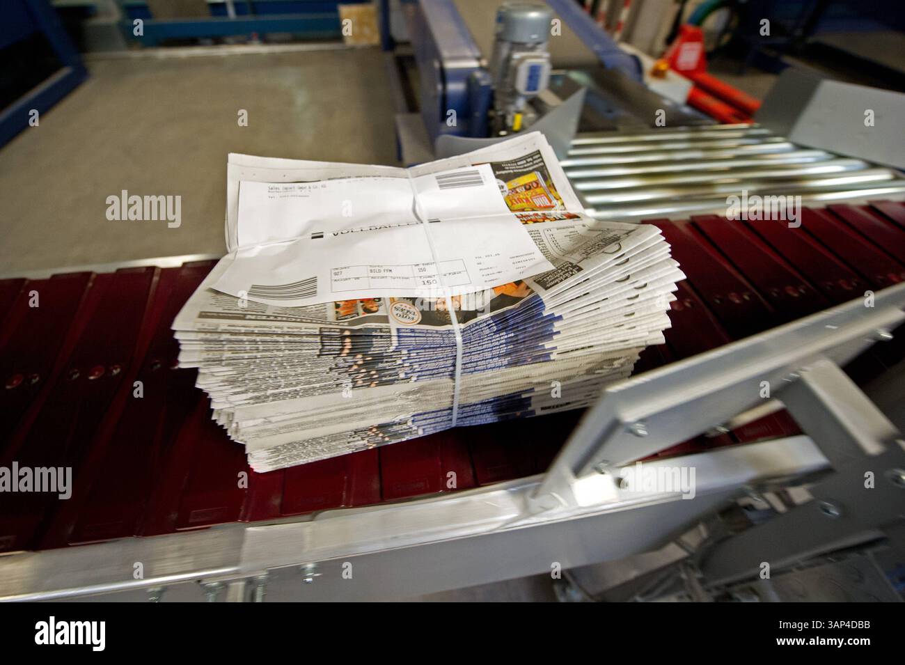 Hier wird die BILD-Zeitung gedruckt - für Sonderausgabe 10 Jahre BILD ...