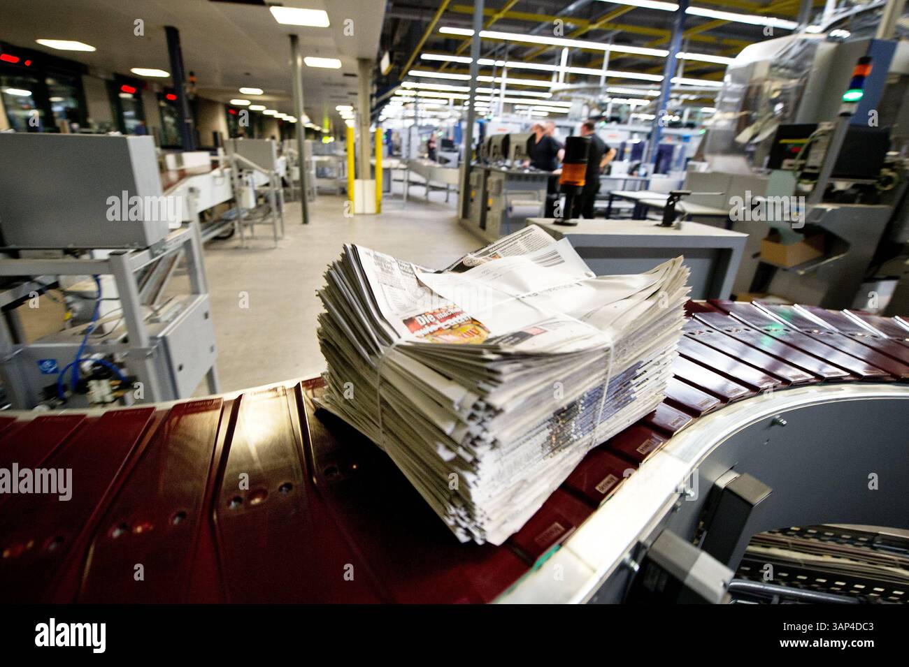 Hier wird die BILD-Zeitung gedruckt - für Sonderausgabe 10 Jahre BILD ...