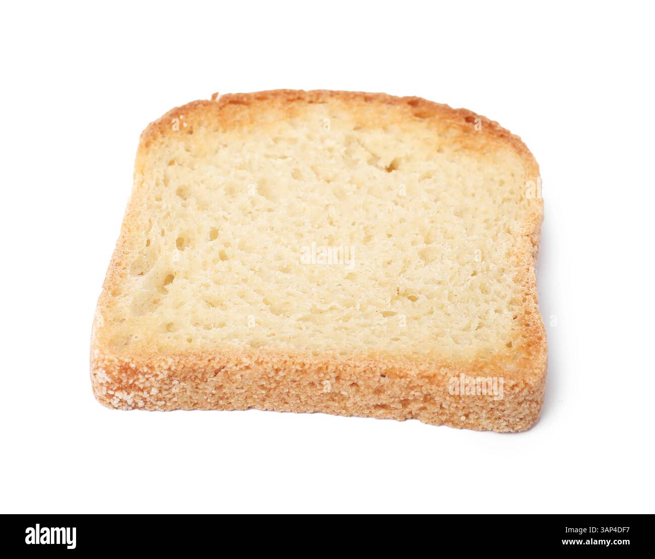 One piece of fresh toast bread isolated on white Stock Photo - Alamy
