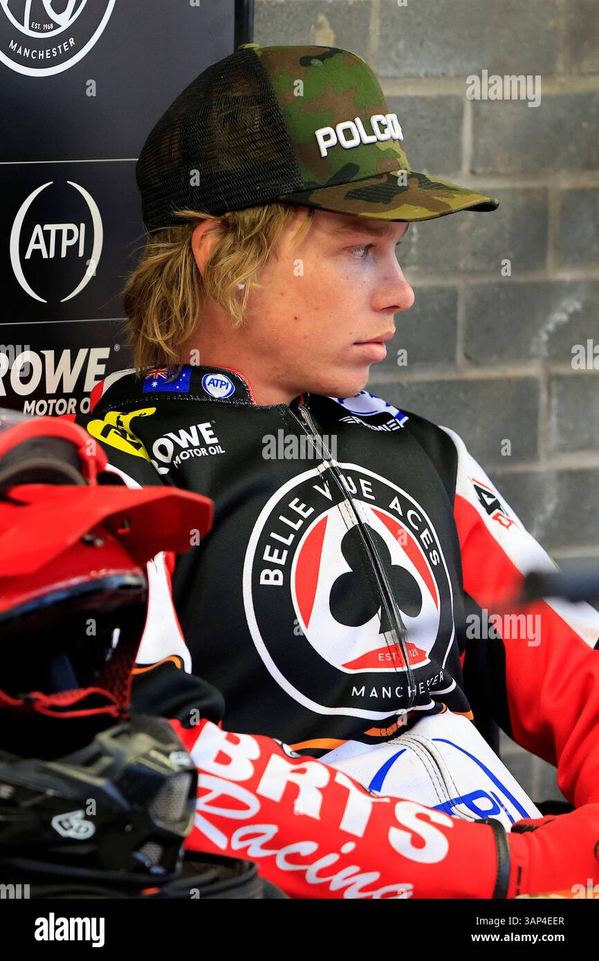Tate Zischke (Reserve) of Belle Vue ‘ATPI' Aces during the Rowe Motor ...
