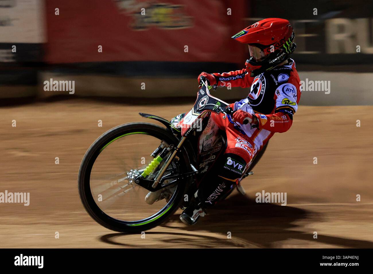 Jaimon Lidsey of Belle Vue ‘ATPI' Aces during the Rowe Motor Oil ...