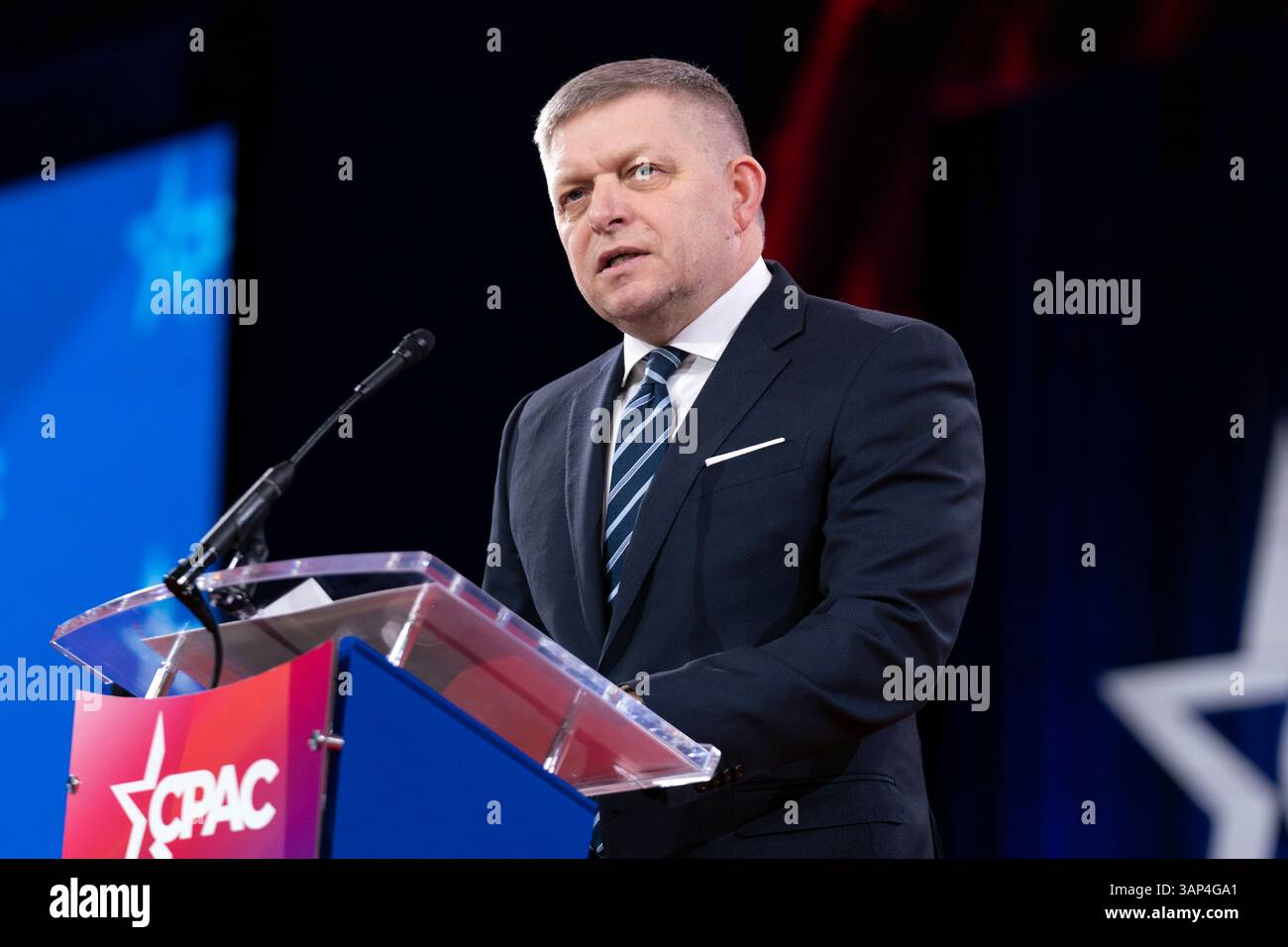 FILE - Slovakia's Prime Minister Robert Fico speaks at the Conservative ...
