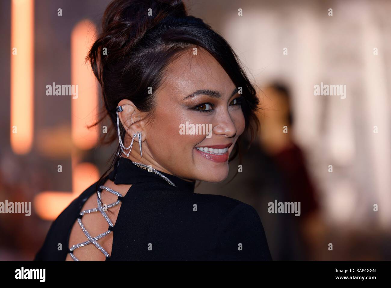 Michelle Waterson poses for photographers upon arrival at the World ...