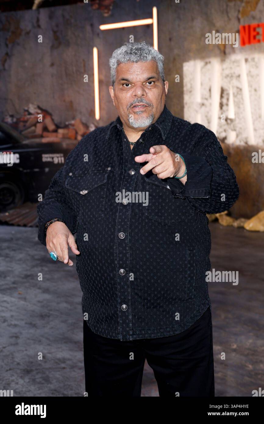 Luis Guzman poses for photographers upon arrival at the World premiere of the film 'Havoc' on ...