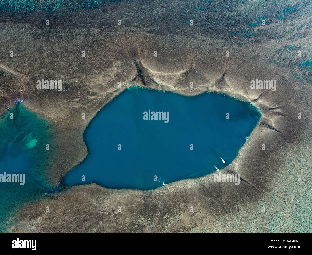 Aerial view of Montgomery Reef, The Kimberley, Australia Stock Photo ...