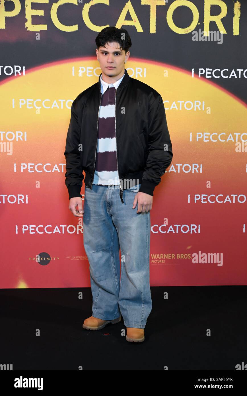 Milan, Italy. 15th Apr, 2025. Milan, film “I Peccatori” photocall ...