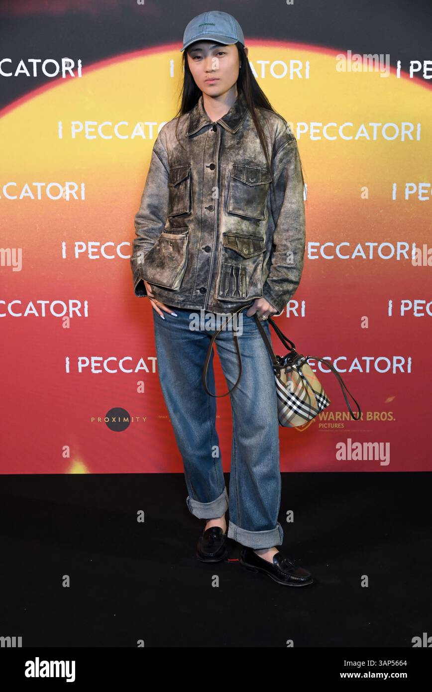 Milan, Italy. 15th Apr, 2025. Milan, film “I Peccatori” photocall ...