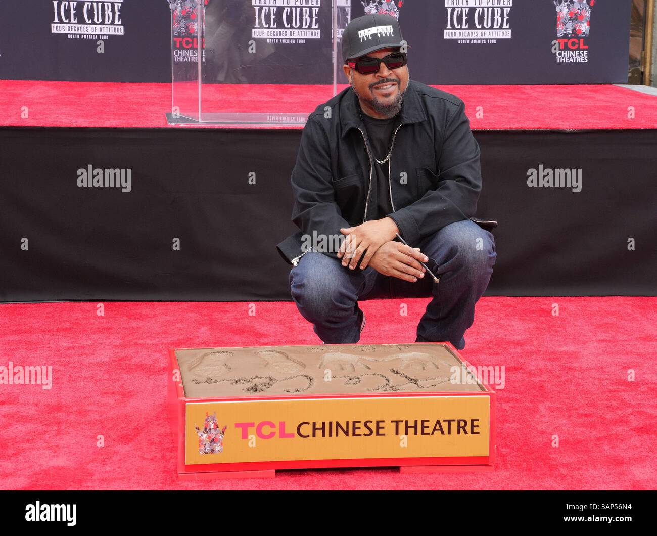 Los Angeles, USA. 15th Apr, 2025. Ice Cube at the Ice Cube Hand ...