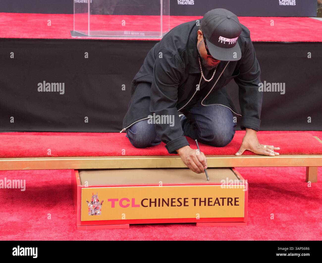 Los Angeles, USA. 15th Apr, 2025. Ice Cube at the Ice Cube Hand ...