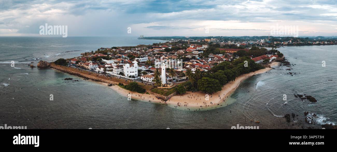 Aerial panoramic view of Galle Dutch Fort in Sri Lanka Stock Photo - Alamy
