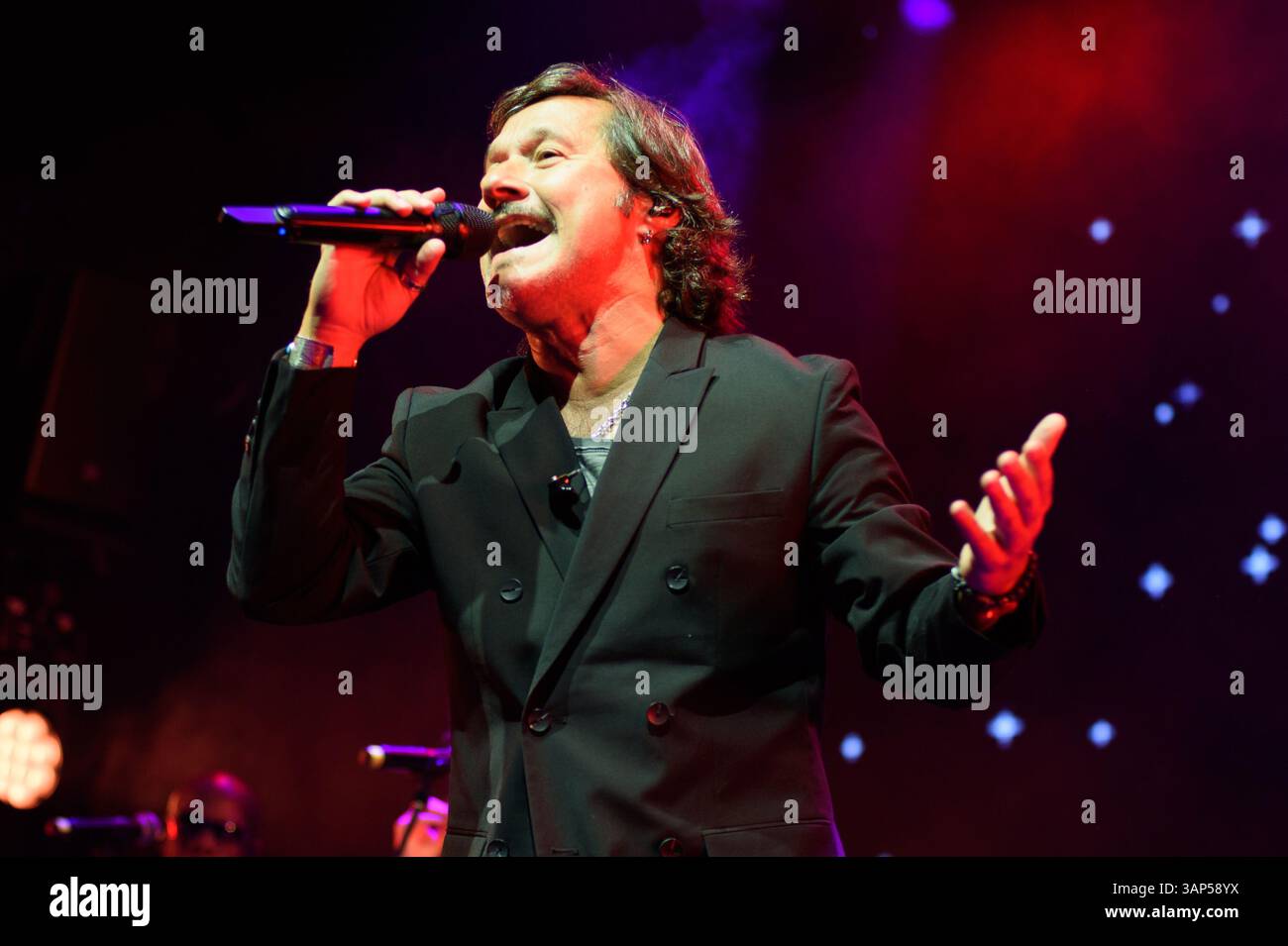 Madrid, Spain. 15th Apr, 2025. The Argentine singer Diego Torres ...