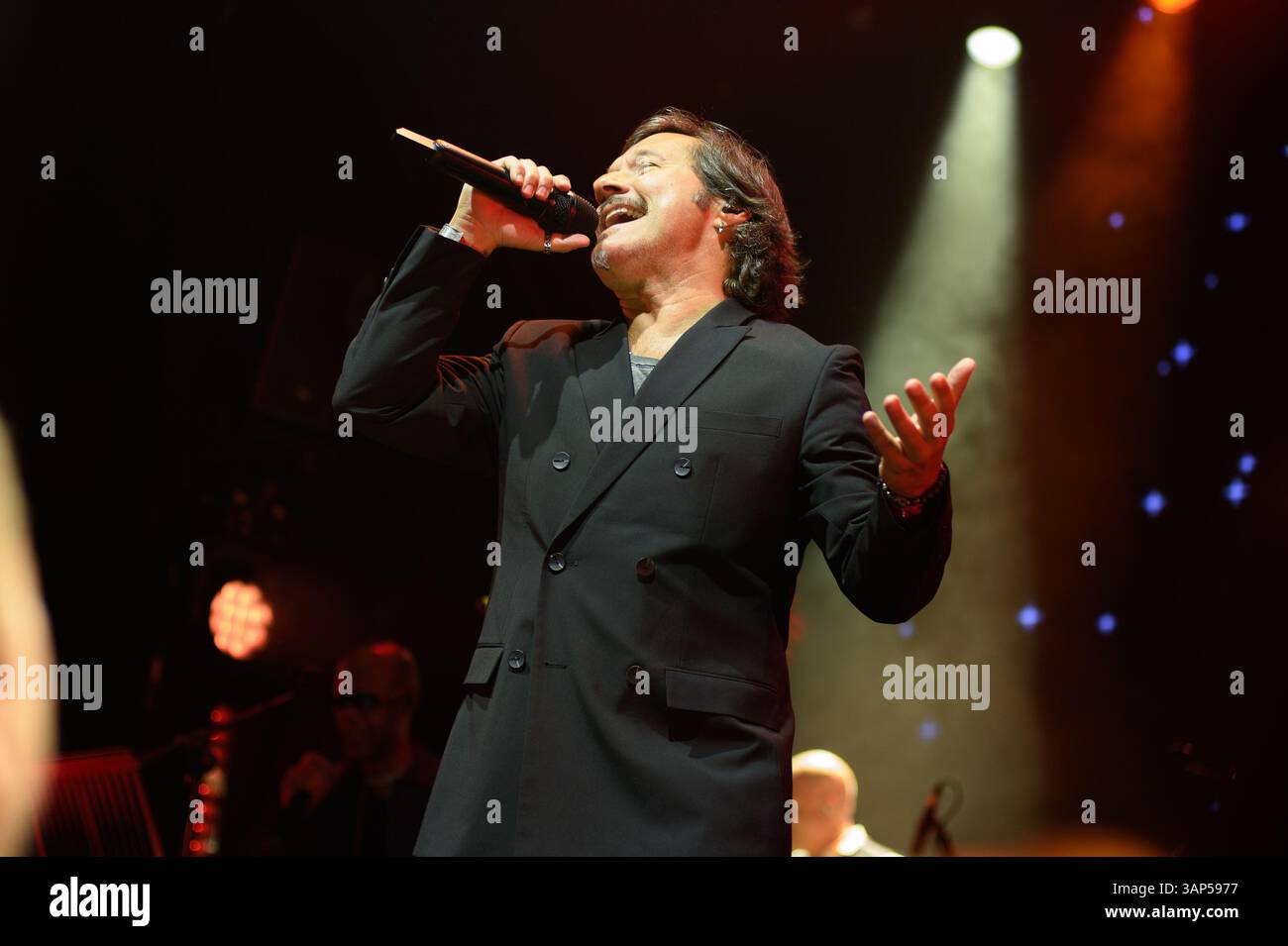 Madrid, Spain. 15th Apr, 2025. The Argentine singer Diego Torres ...