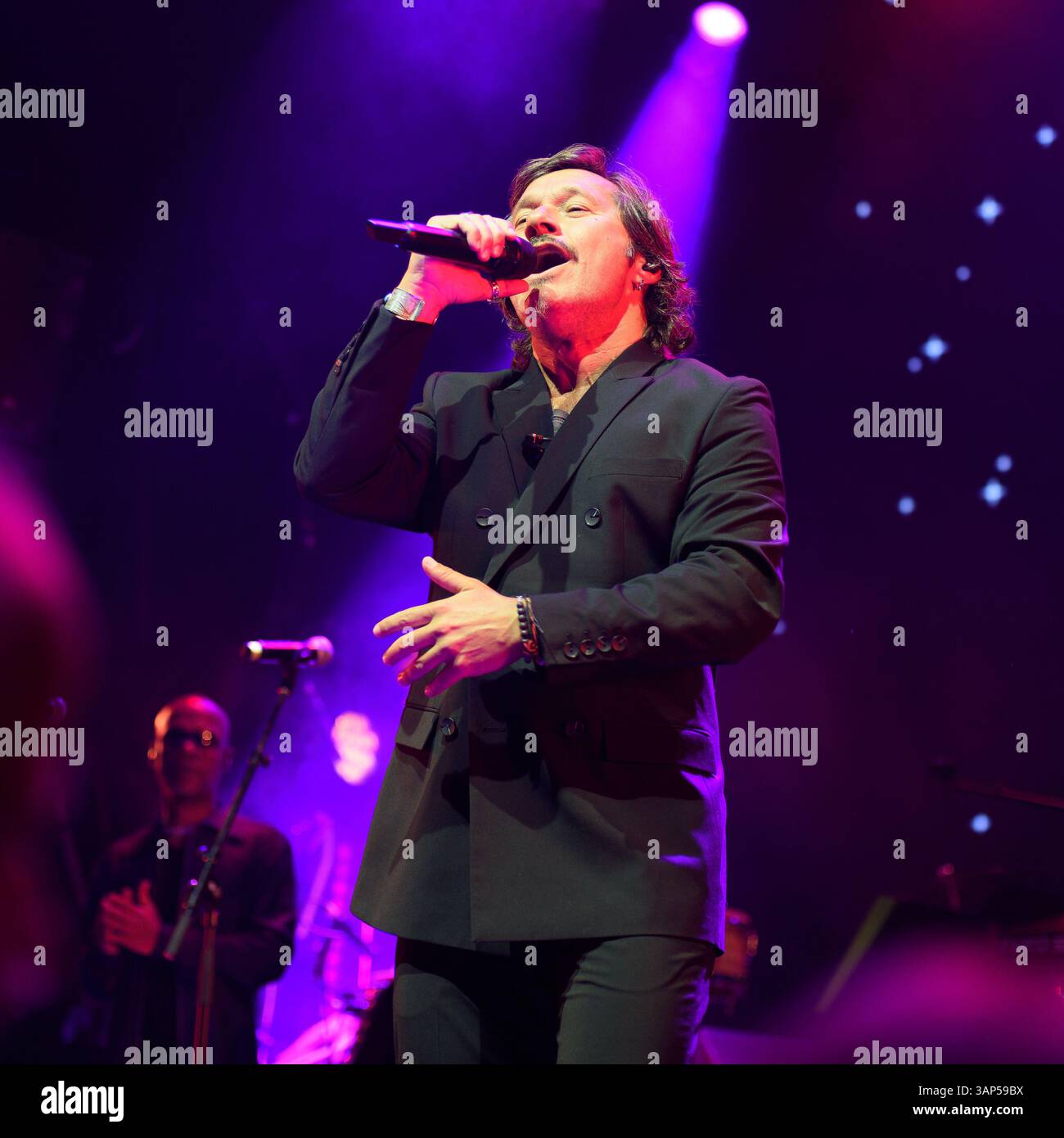 Madrid, Spain. 15th Apr, 2025. The Argentine singer Diego Torres ...