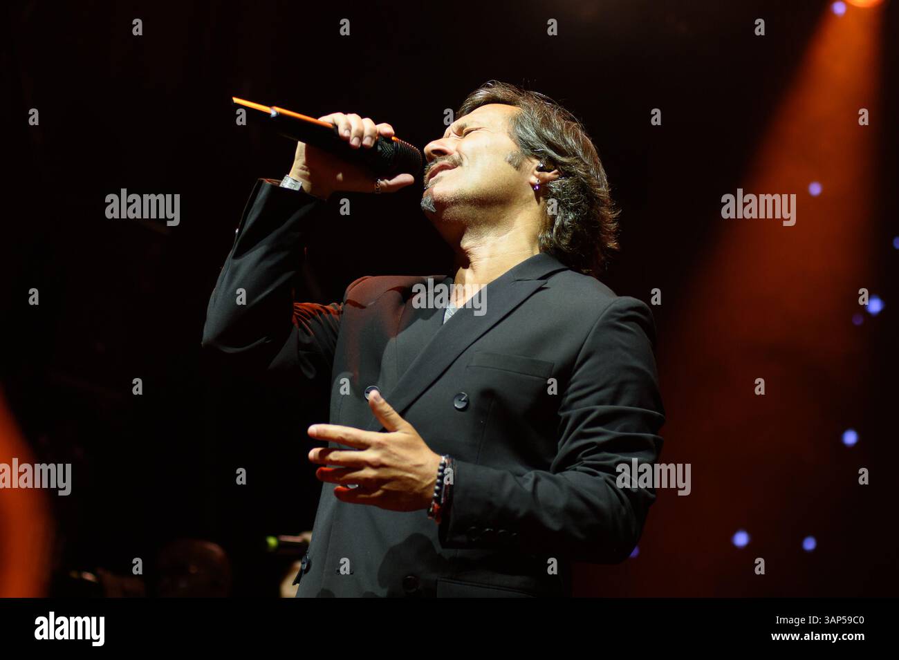 The Argentine singer Diego Torres performs in concert at Chango Club on ...