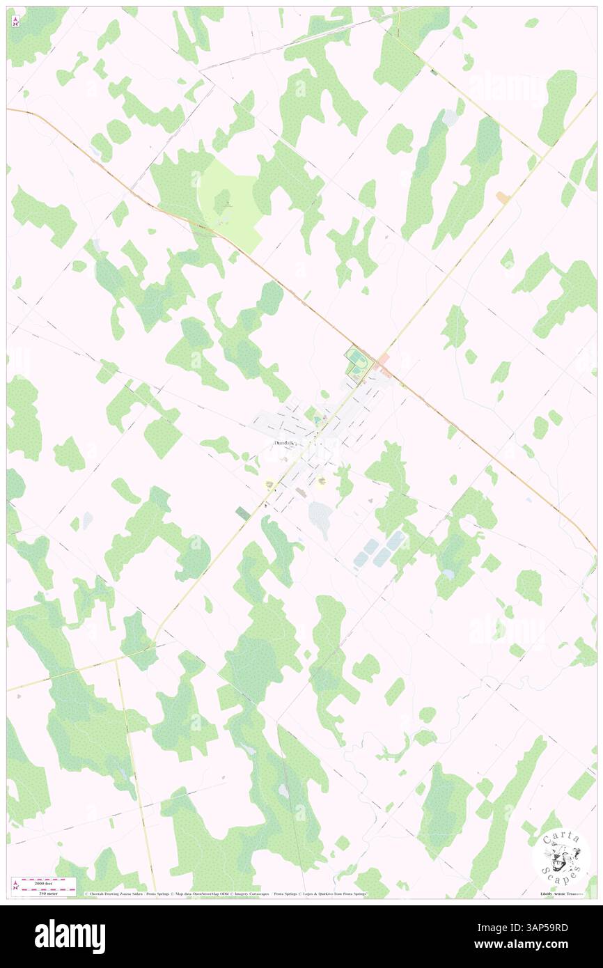 Dundalk ontario map Cut Out Stock Images & Pictures - Alamy
