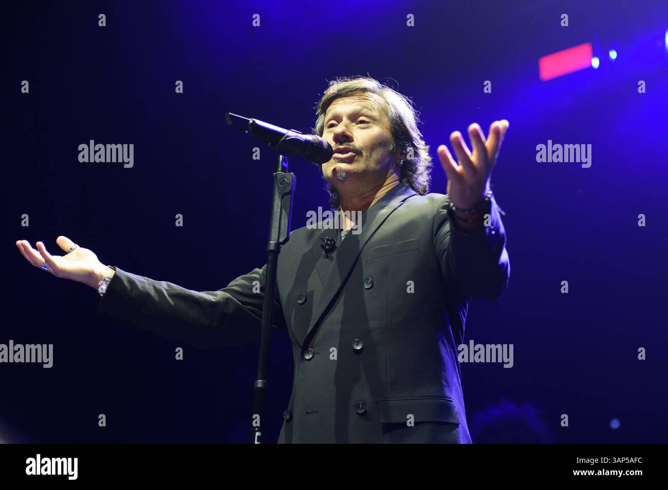 The Argentine singer Diego Torres performs in concert at Chango Club on ...