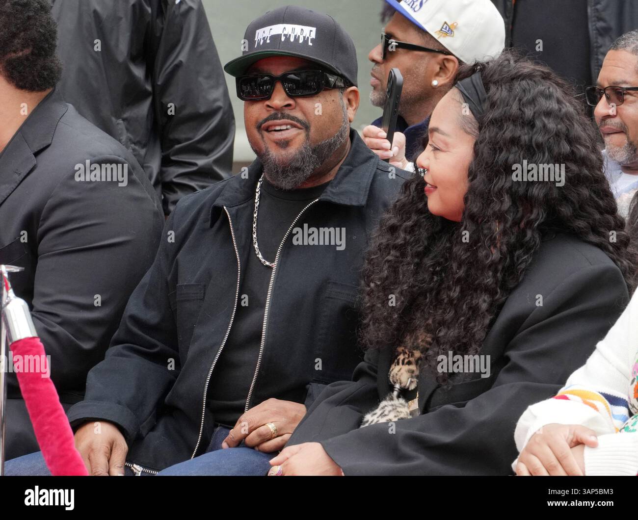 Los Angeles, USA. 15th Apr, 2025. Ice Cube at the Ice Cube Hand ...