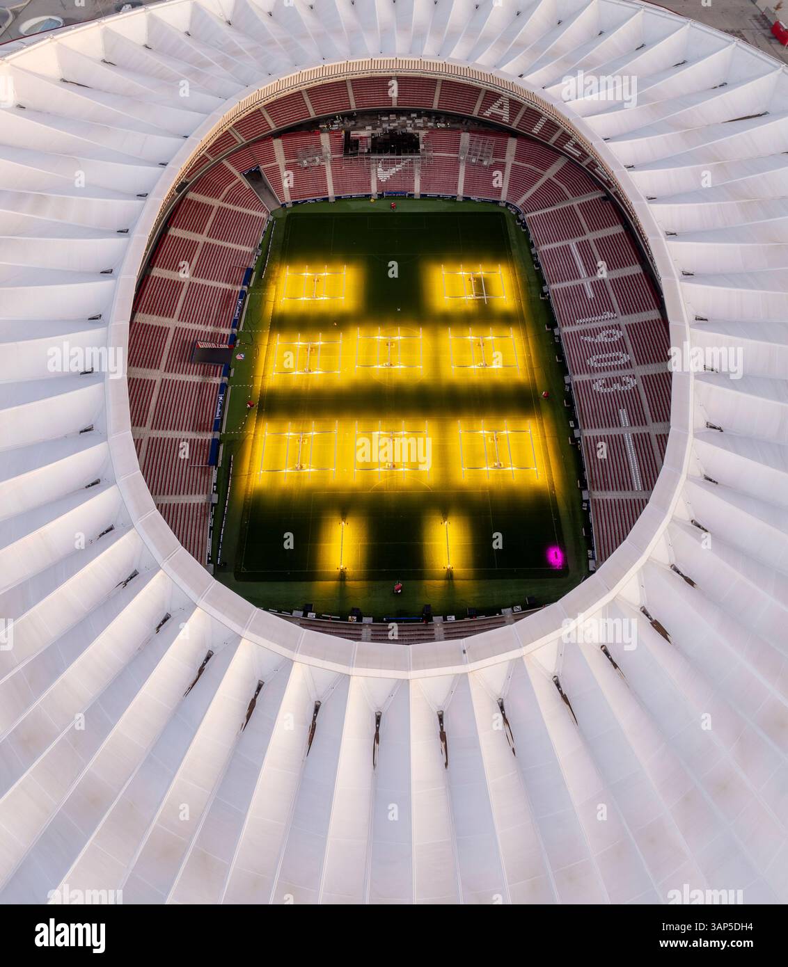 Madrid, España - 20 November 2024: Aerial view of Estadio Riyadh Air ...