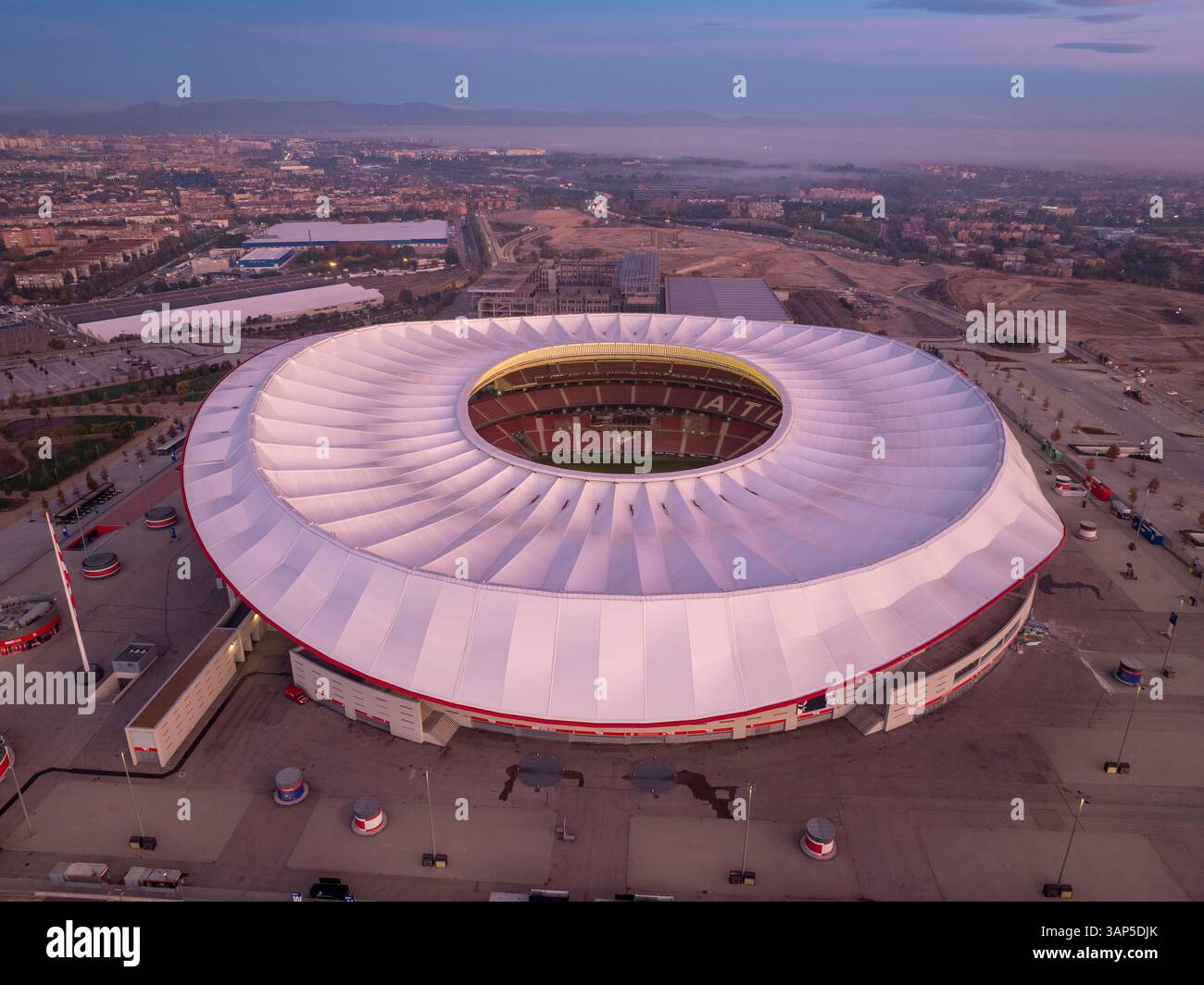 Madrid, Spain - 20 November 2024: Aerial view of Estadio Riyadh Air ...