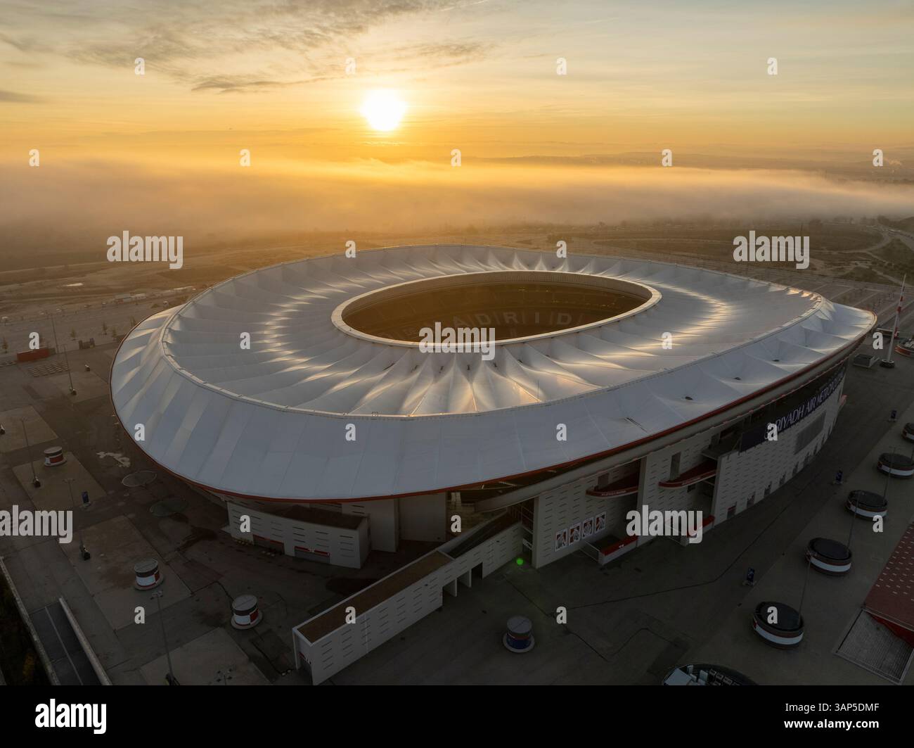 Madrid, Spain - 20 November 2024: Aerial view of Estadio Riyadh Air ...
