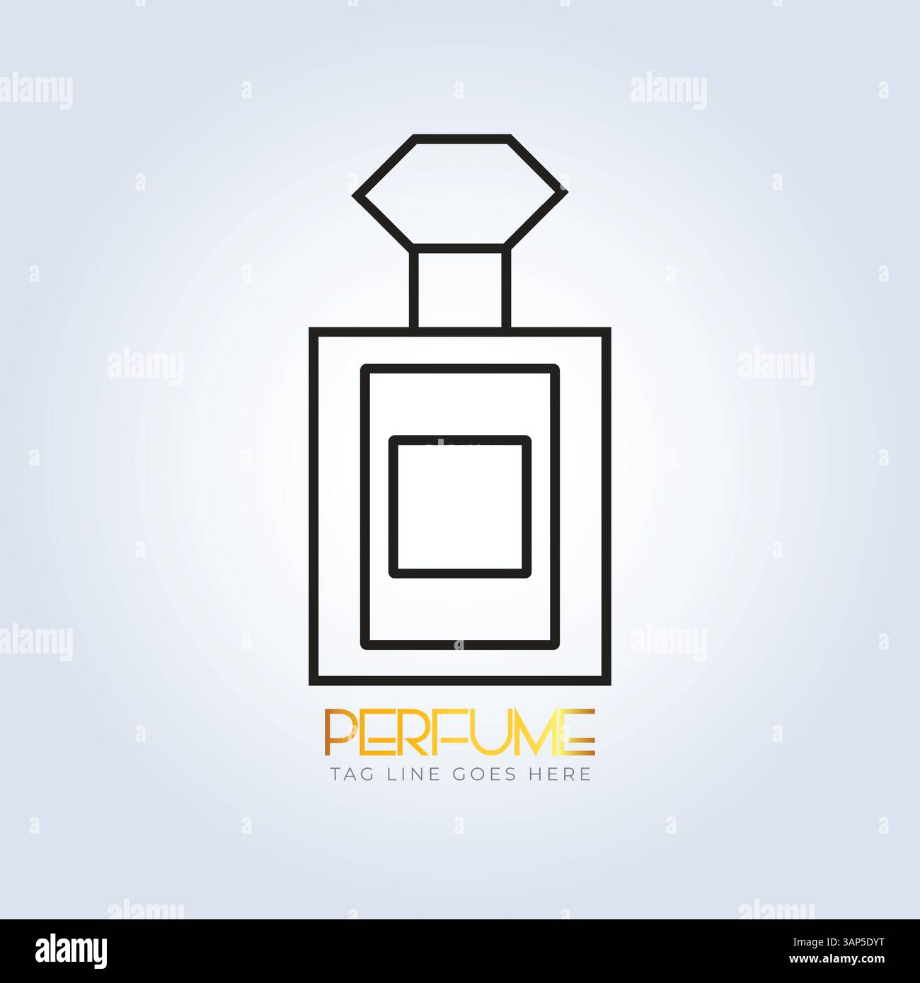 perfume logo, perfume shop, Luxury perfume, brown color, bottle ...