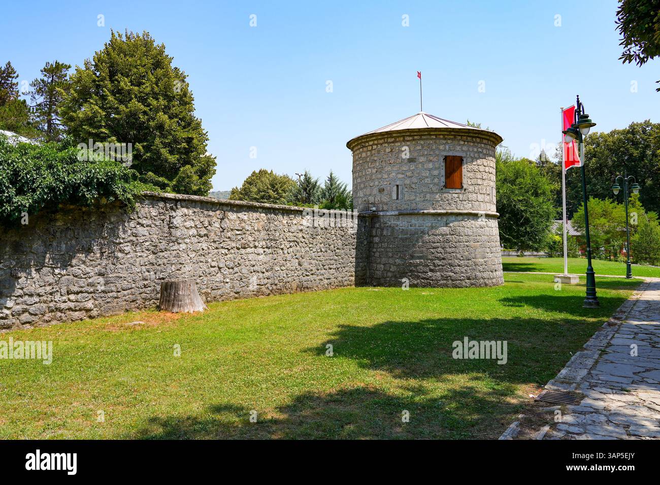 Biljarda (Billiard House), a former royal residence in Cetinje, the old ...