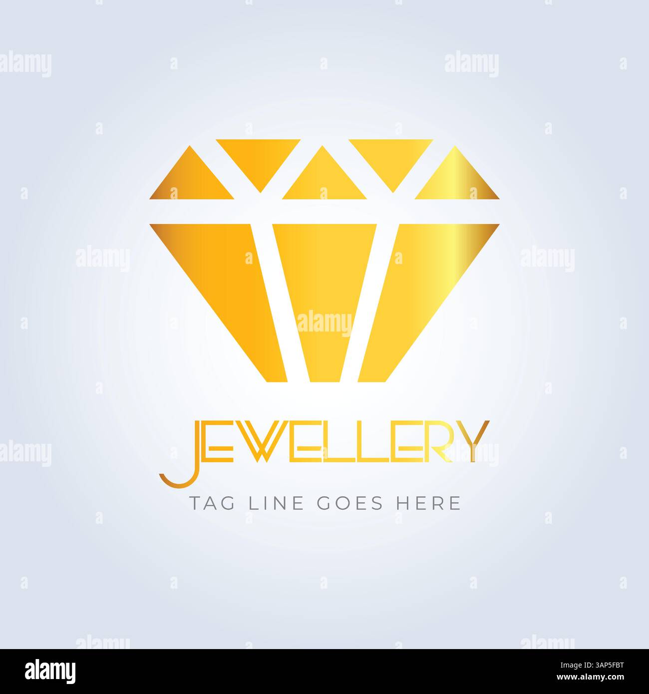 Diamond jewellery, jewelry logo, jewellery shop logo, golden color ...