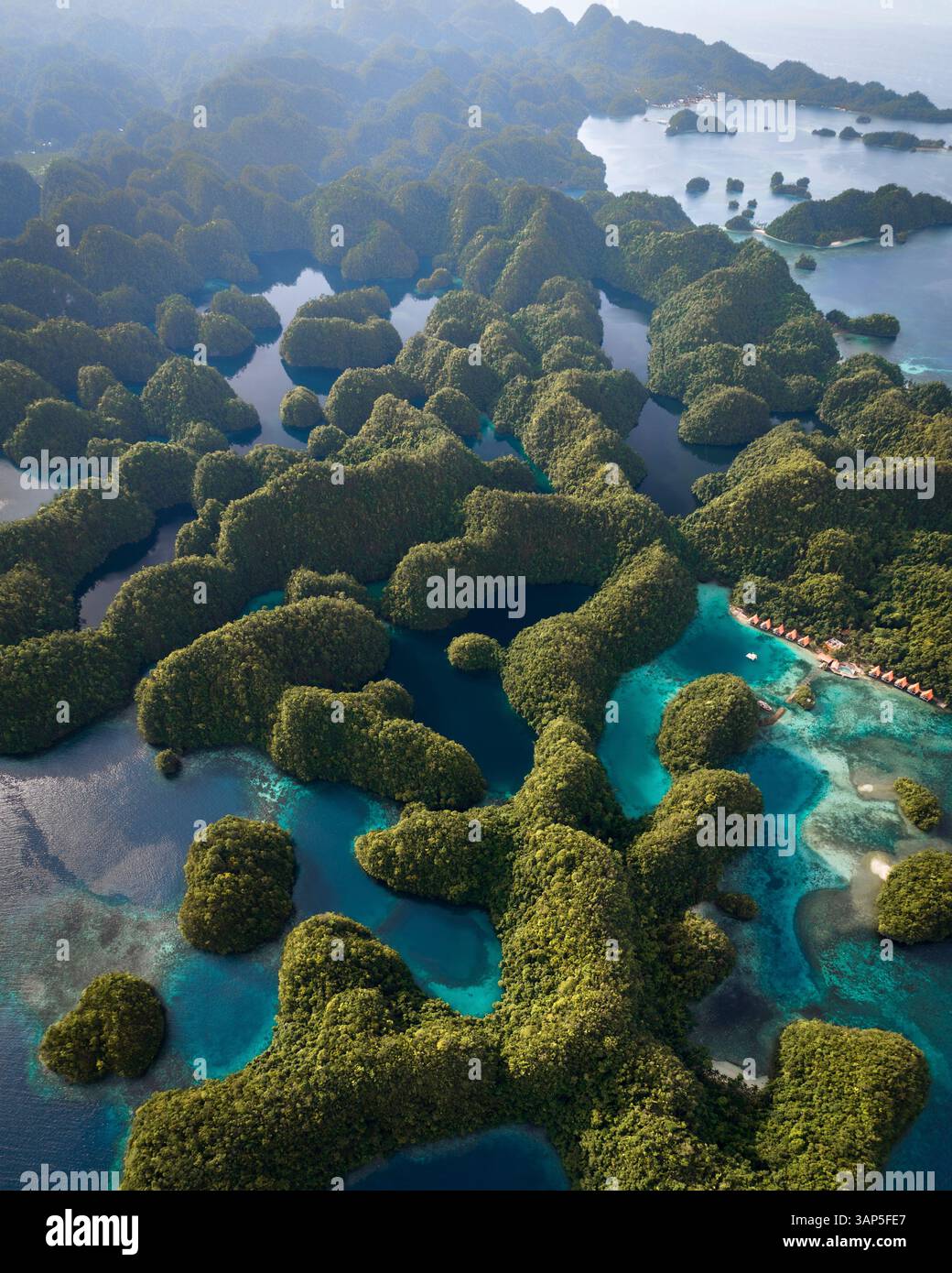 Aerial view of Sugba Lagoon, Siargao, Philippines Stock Photo - Alamy